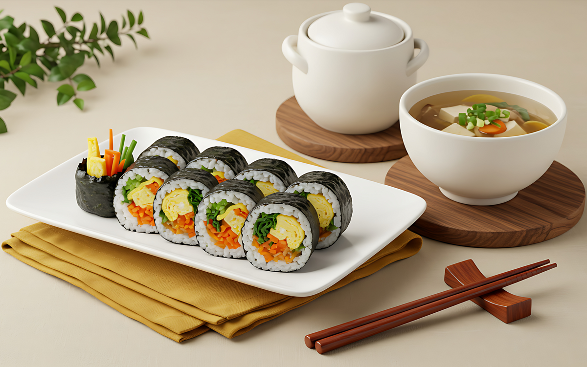 The Art of the Slice I: Kimbap – SHARP KAI
